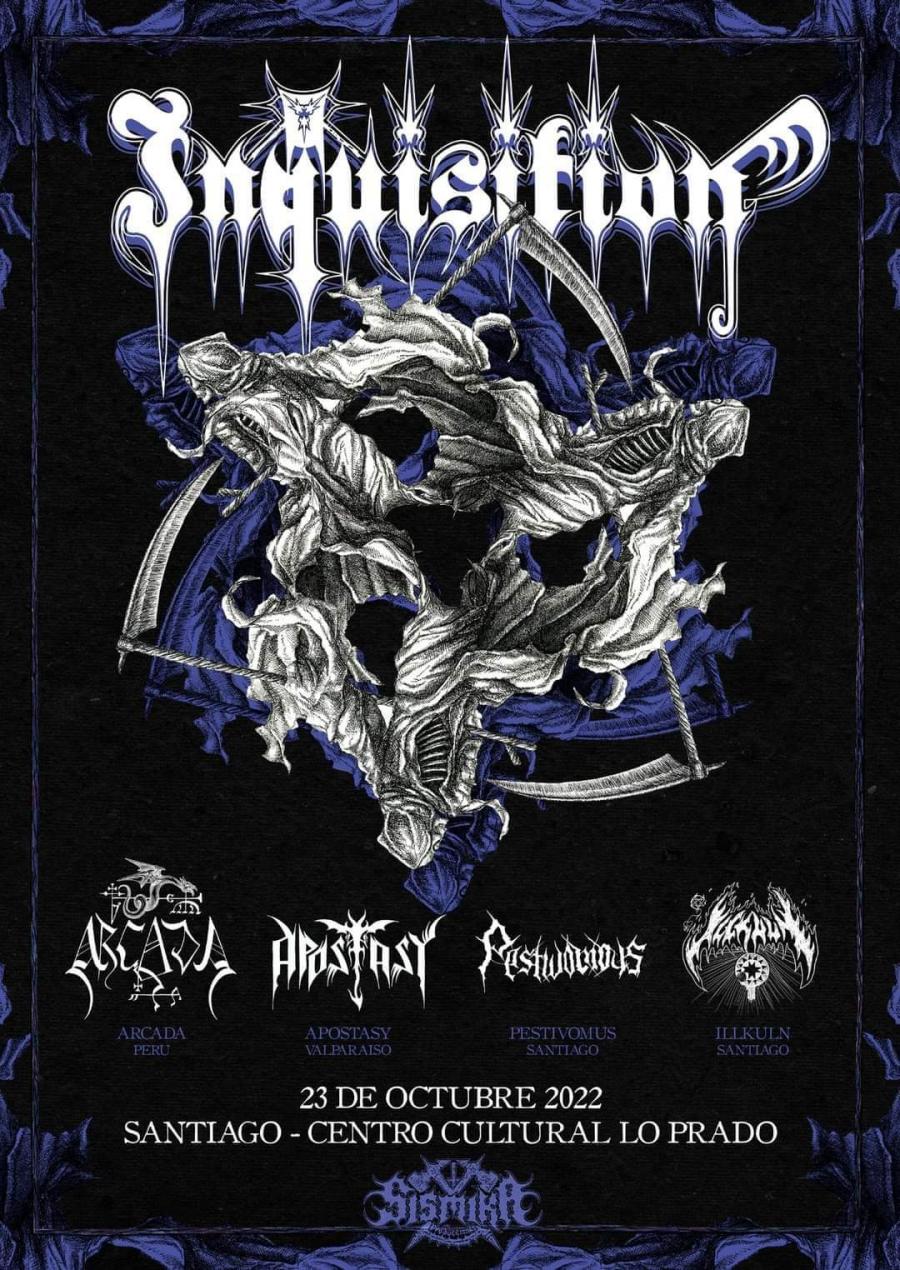 Inquisition - South America 2022 - 23/10/2022 - Santiago - Centro ...