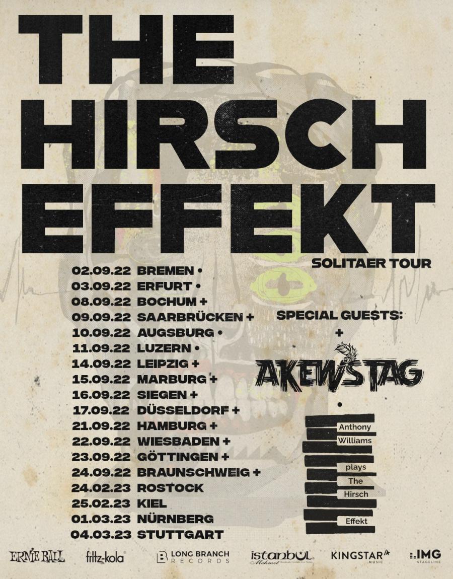 The Hirsch Effekt - Tour 2022 - 24/09/2022 - Braunschweig - Eulenglück ...