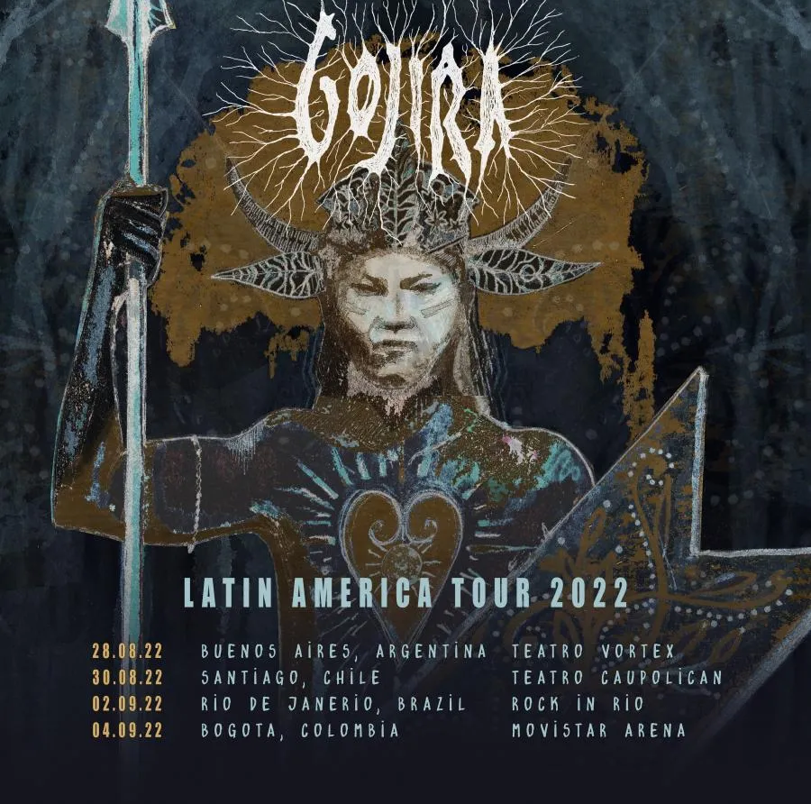 Event Gojira - 28/08/2022 - Buenos Aires - Teatro Vortex - Argentina