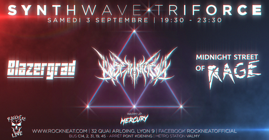 Synthwave Triforce - 03/09/2022 - Lyon - Rock N Eat - France