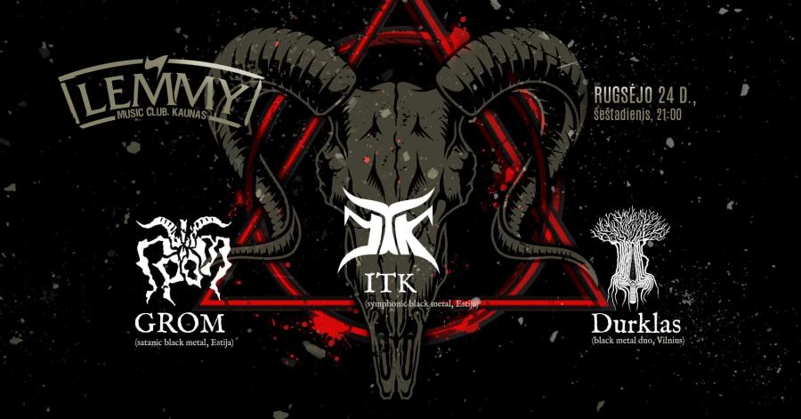 Grom + ITK + Durklas - 24/09/2022 - Kaunas - Lemmy - Lithuania