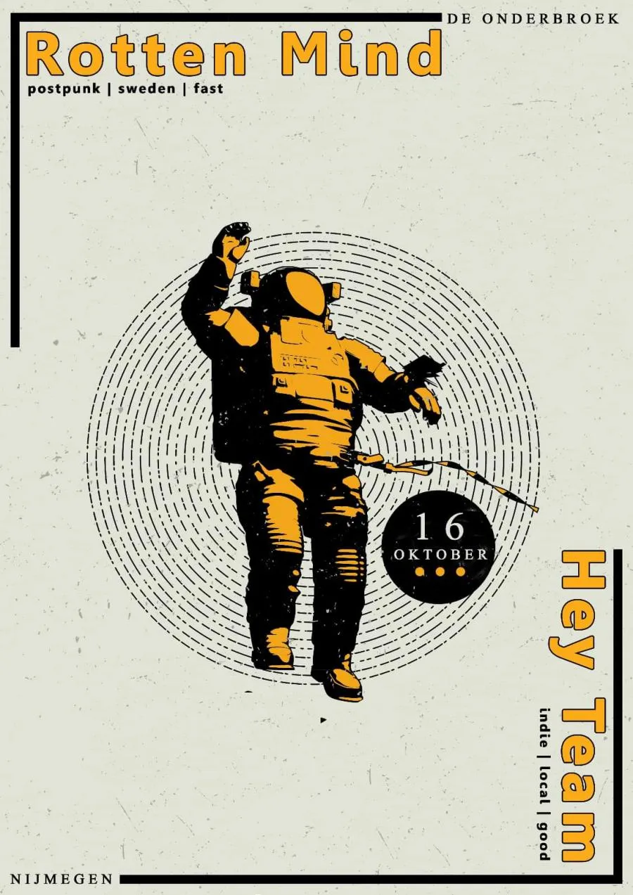 Rotten Mind + Hey Team - 16/10/2022 - Nijmegen - De Onderbroek ...
