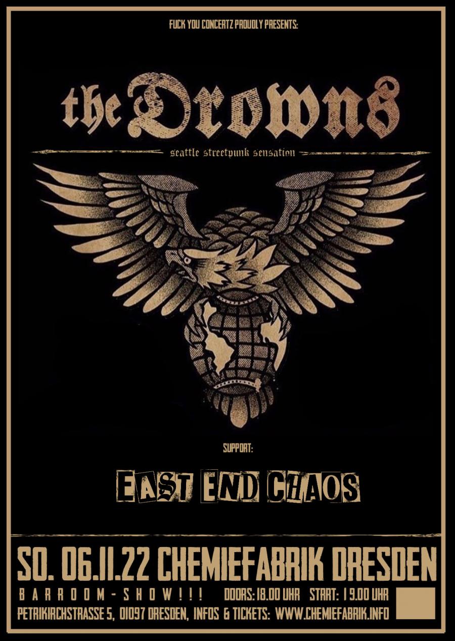 Event The Drowns - 06/11/2022 - Dresden - Chemiefabrik - Germany