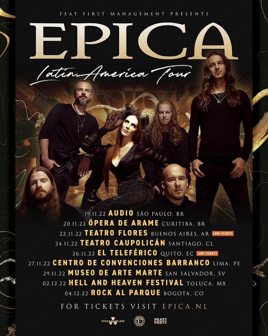 Event Epica - 19/11/2022 - São Paulo - Audio - Brazil