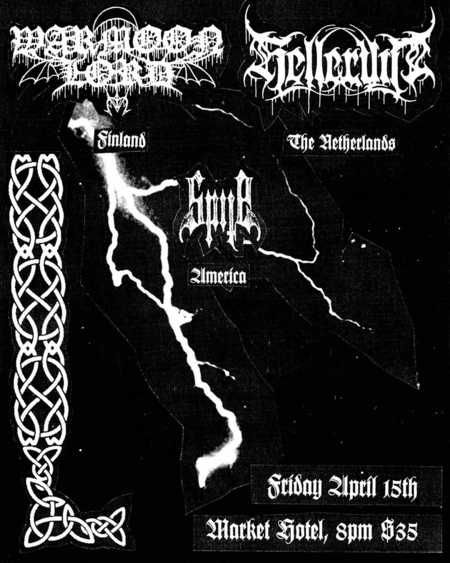 Warmoon Lord + Helleruin + Spite - 15/04/2022 - Brooklyn - Market Hotel ...