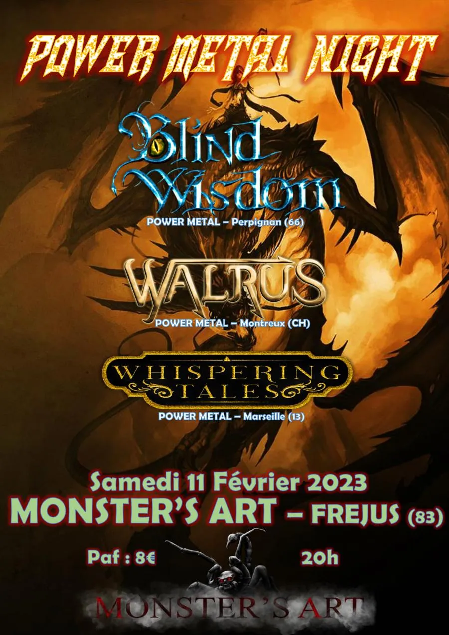 Power Metal Night - 11/02/2023 - Fréjus - Monster'S Art - France
