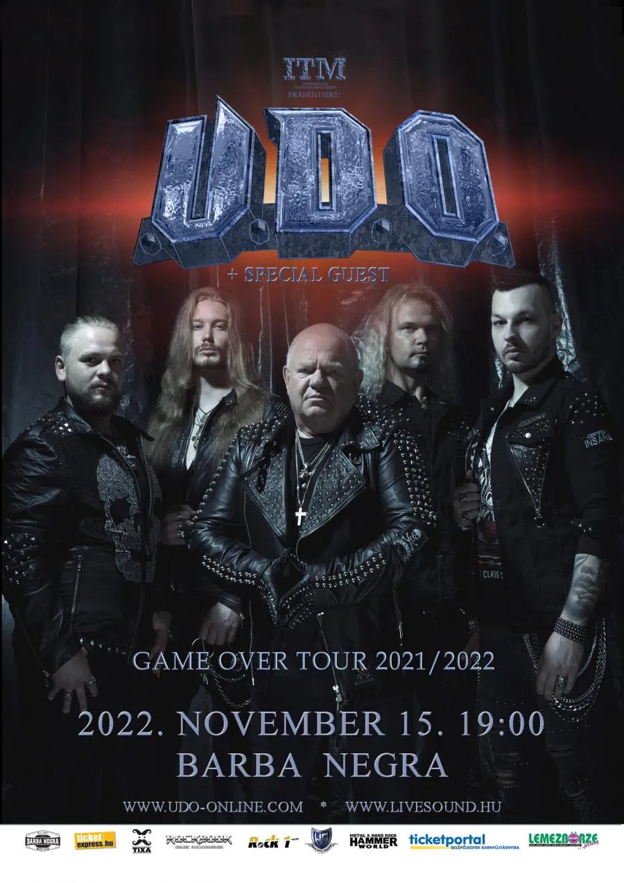 Game Over Tour 2021/2022 - 15/11/2022 - Budapest - Barba Negra - Red ...