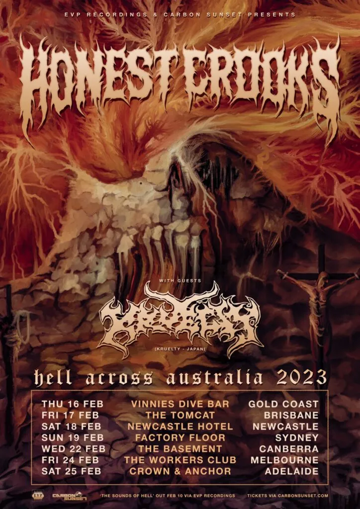 Event Honest Crooks - 17/02/2023 - Brisbane - The Tomcat - Australia