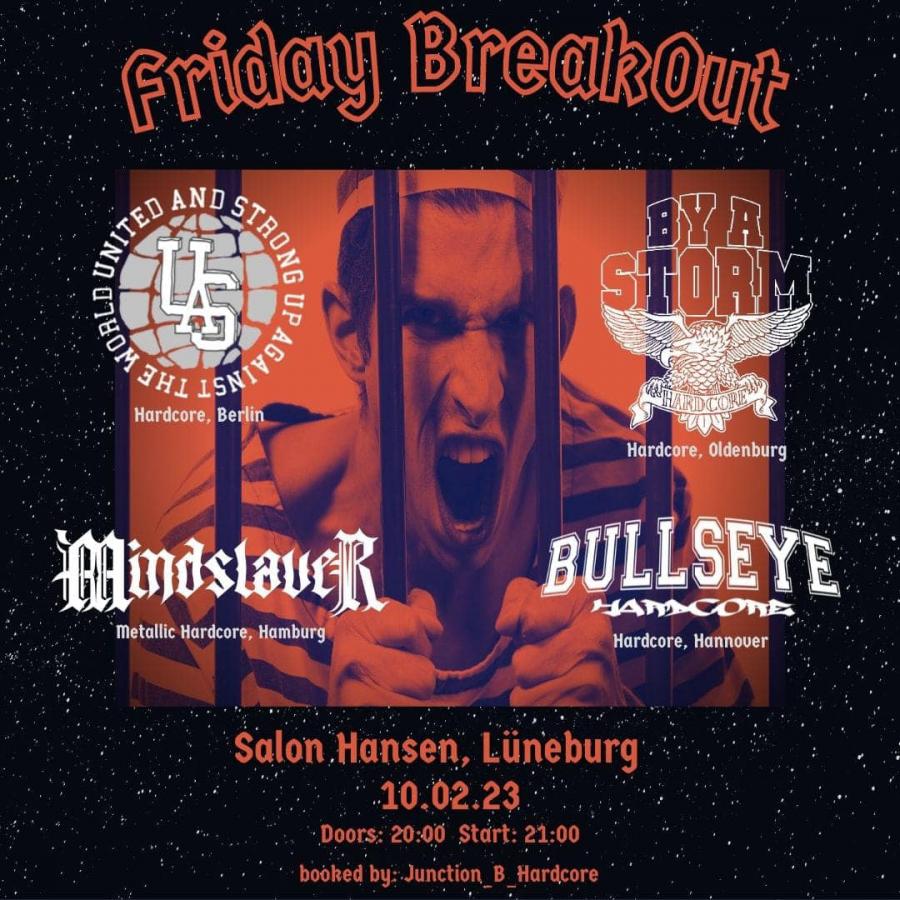 Mindslaver + By A Storm + Bullseye - 10/02/2023 - Lüneburg - Salon ...