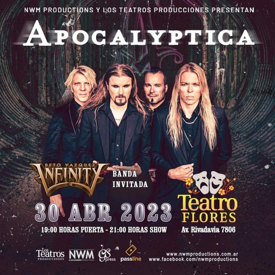 Event Apocalyptica - 30/04/2023 - Buenos Aires - Teatro Flores - Argentina