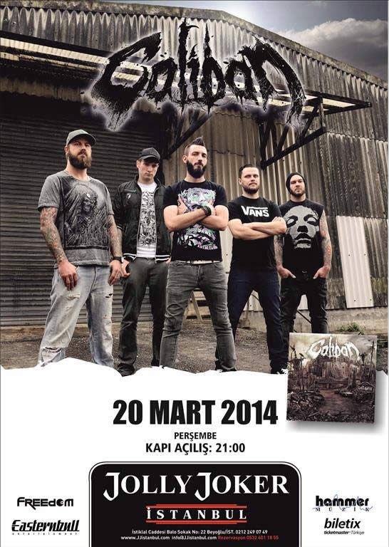 Caliban - Ghost Empire Tour - 20/03/2014 - İstanbul - Jolly Joker ...