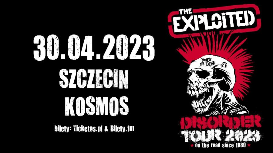 Event The Exploited - 30/04/2023 - Szczecin - Kosmos - Poland