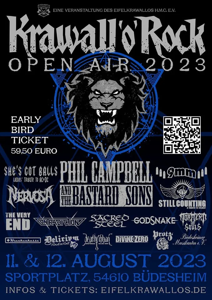 Krawall'o'Rock Open Air 2023 - 11/08/2023 (2 days) - Büdesheim - Germany