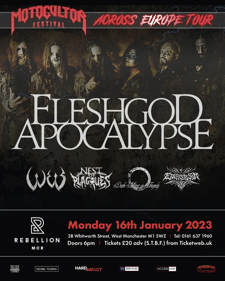 Fleshgod Apocalypse At Rebellion - Manchester - 16/01/2023 - Manchester ...