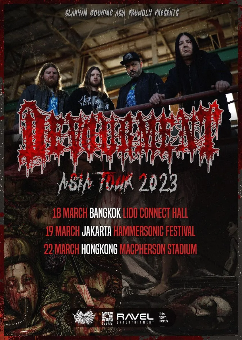 Devourment - Asia Tour 2023 - 22/03/2023 - Hong Kong - Macpherson ...