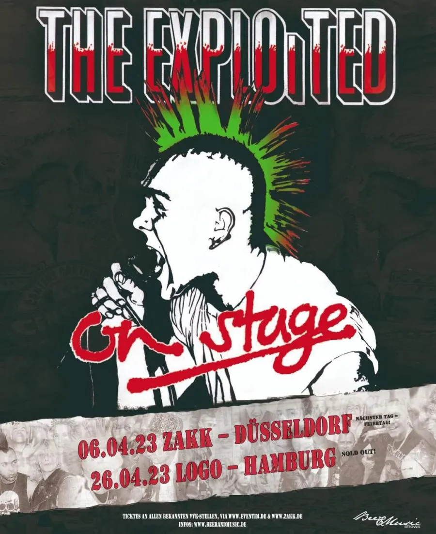 Event The Exploited - 06/04/2023 - Düsseldorf - Zakk - Germany