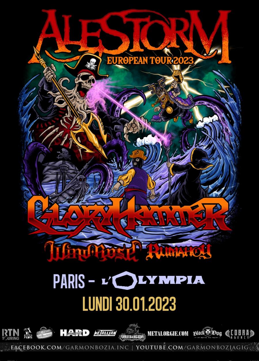Alestorm - European Tour 2023 - 30/01/2023 - Paris - L'Olympia - France