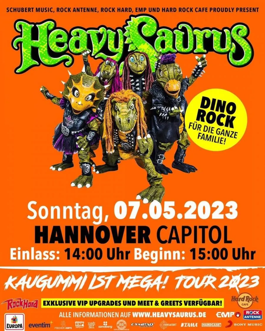 Event Heavysaurus - 07/05/2023 - Hannover - Capitol - Germany