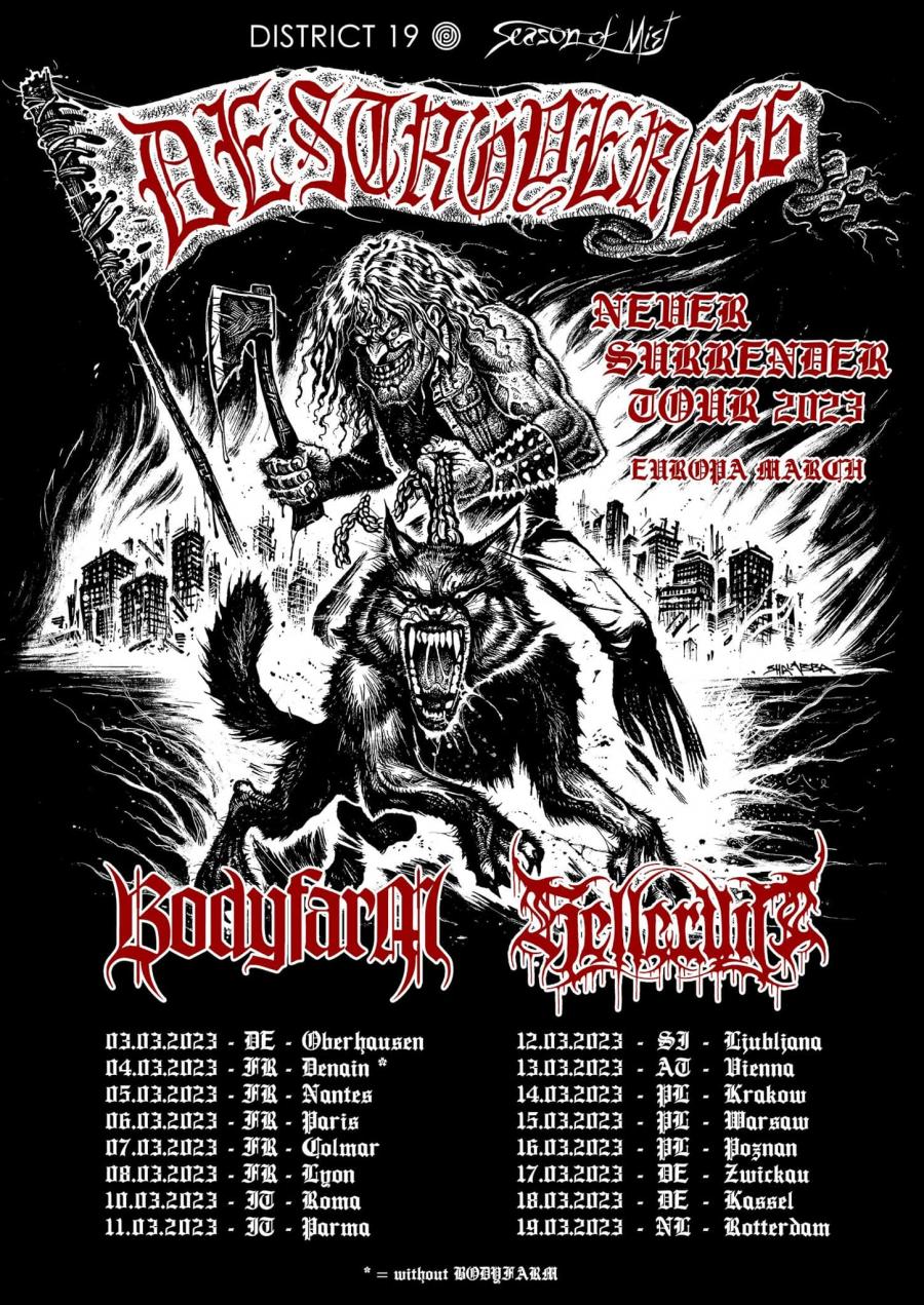 Event Destroyer 666 - 12/03/2023 - Ljubljana - Orto Bar - Slovenia