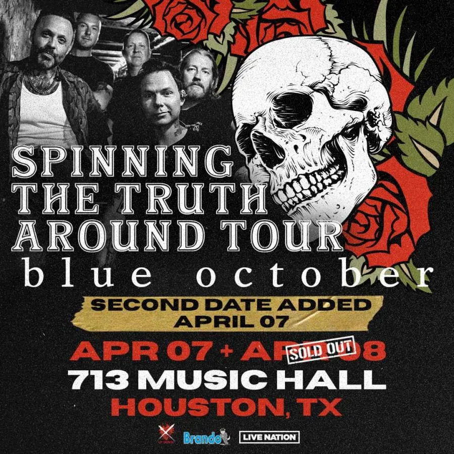 Event Blue October - 07/04/2023 - Houston - 713 Music Hall - United States