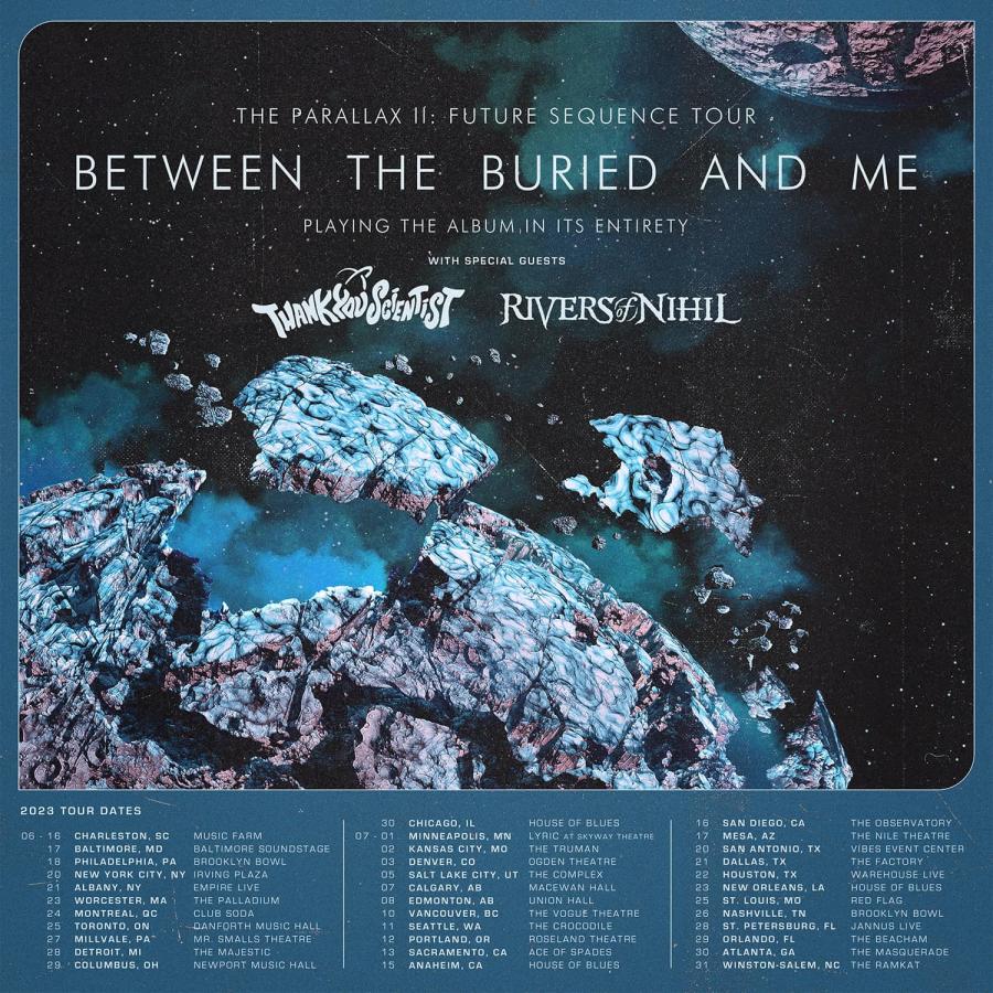 Event Between The Buried And Me - 07/07/2023 - Calgary - MacEwan Hall ...
