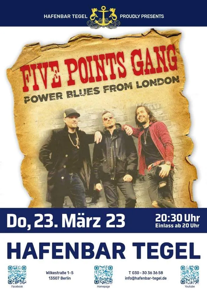 Event Five Points Gang - 23/03/2023 - Berlin - Hafenbar Tegel - Germany