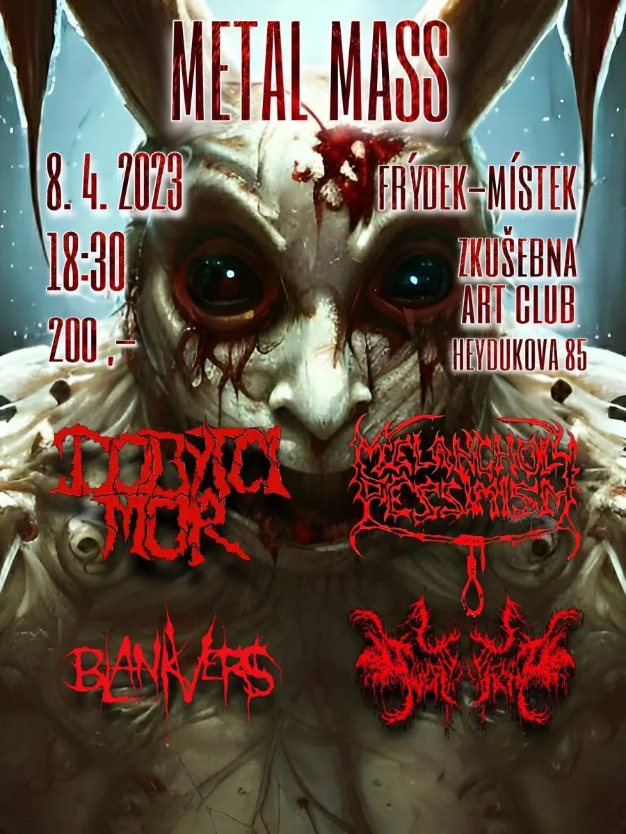 Metal Mass vol. 1 - 08/04/2023 - Frýdek-Místek - Zkušebna Art Club ...