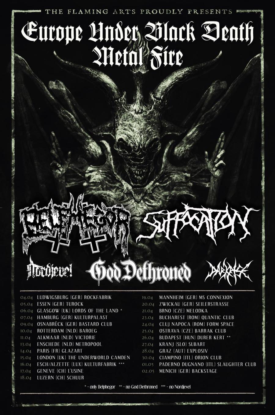 Europe Under Black Death Metal Fire 2019 - 05/04/2019 - Essen - Turock ...