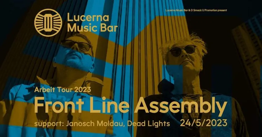 Event Front Line Assembly - 24/05/2023 - Prague - Lucerna Music Bar ...