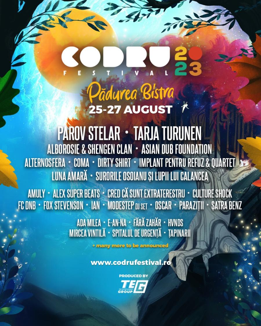 Codru Festival 2023 - 25/08/2023 (3 days) - Padurea Bistra (Județul ...