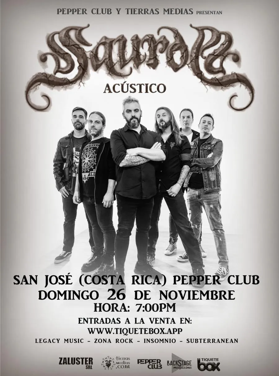 Event Saurom - 26/11/2023 - San José - Pepper Club - Costa Rica