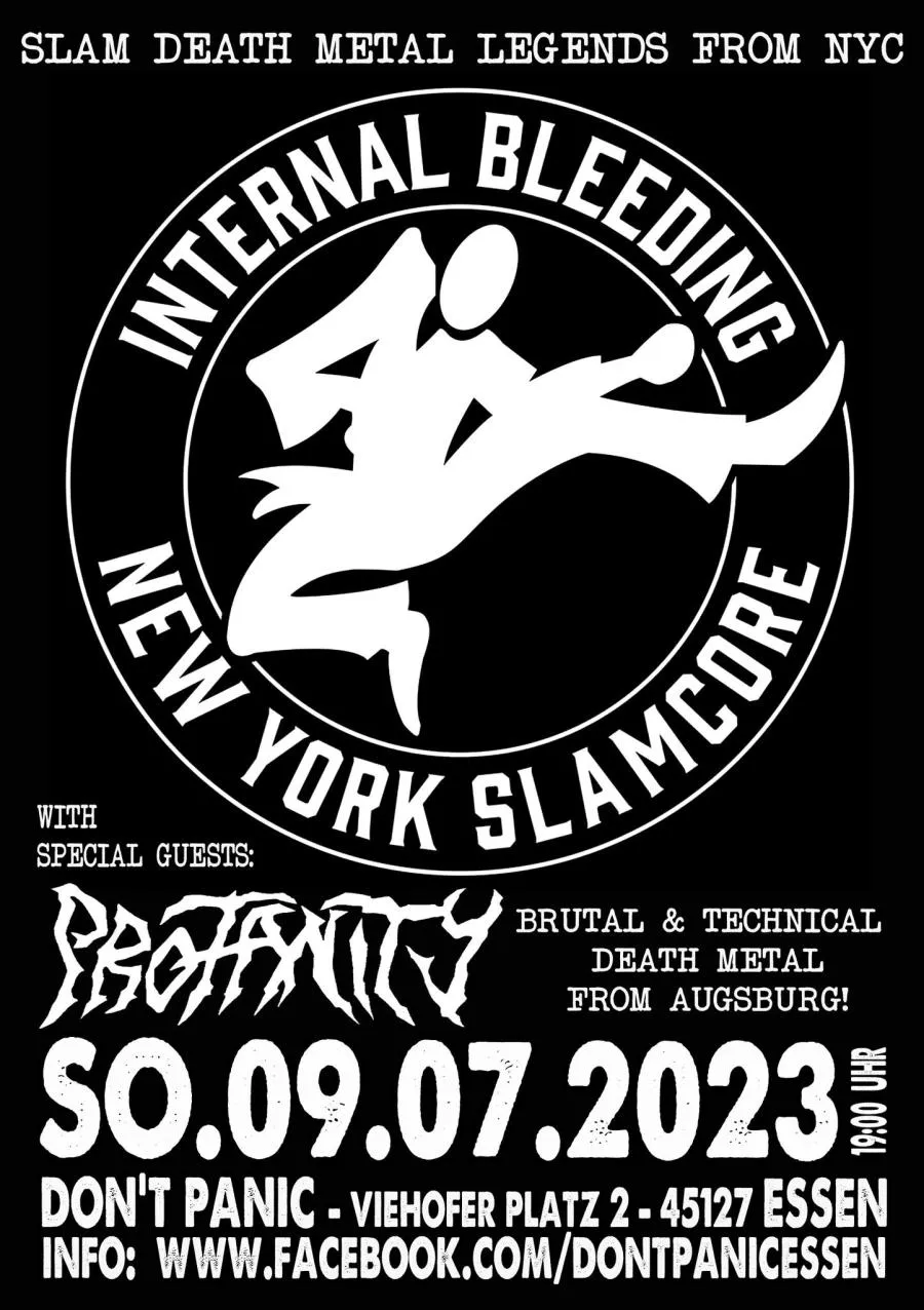 Event Internal Bleeding - 09/07/2023 - Essen - Don't Panic - Germany