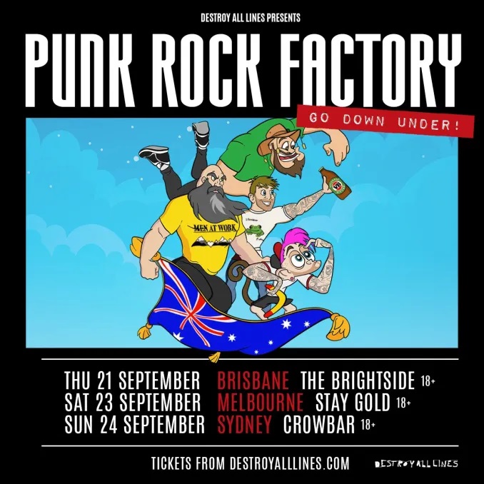 Event Punk Rock Factory - 24/09/2023 - Sydney - Crowbar - Australia
