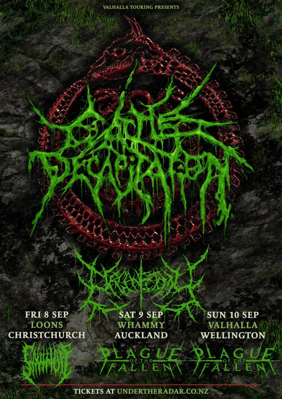 Event Cattle Decapitation - 08/09/2023 - Christchurch - Loons - New Zealand