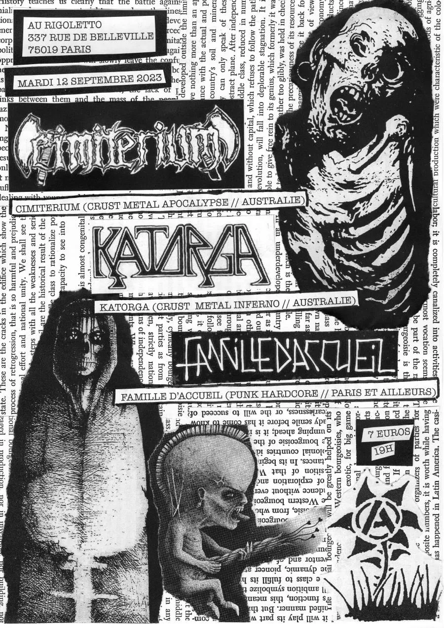 Cimiterium / Katorga / Famille D'accueil - 12/09/2023 - Paris - Le ...