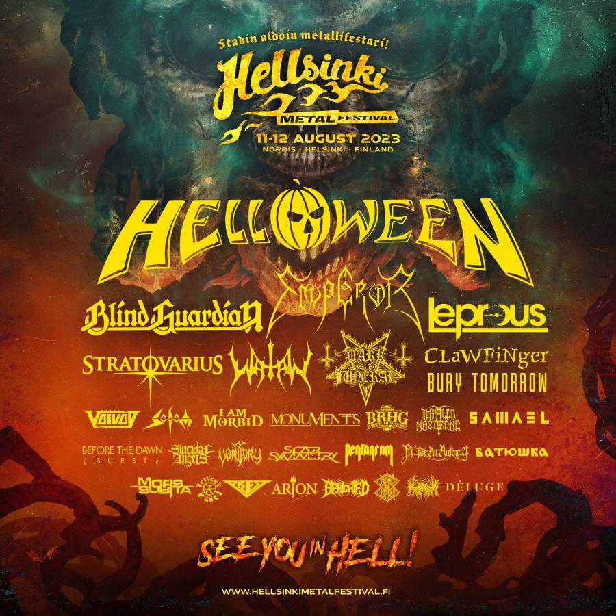 Hellsinki Metal Festival - 11/08/2023 (2 days) - Helsinki - Helsingin ...