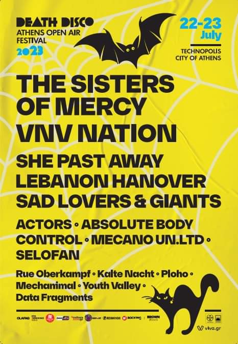 Death Disco Open Air Festival 2023 - 22/07/2023 (2 days) - Athens ...