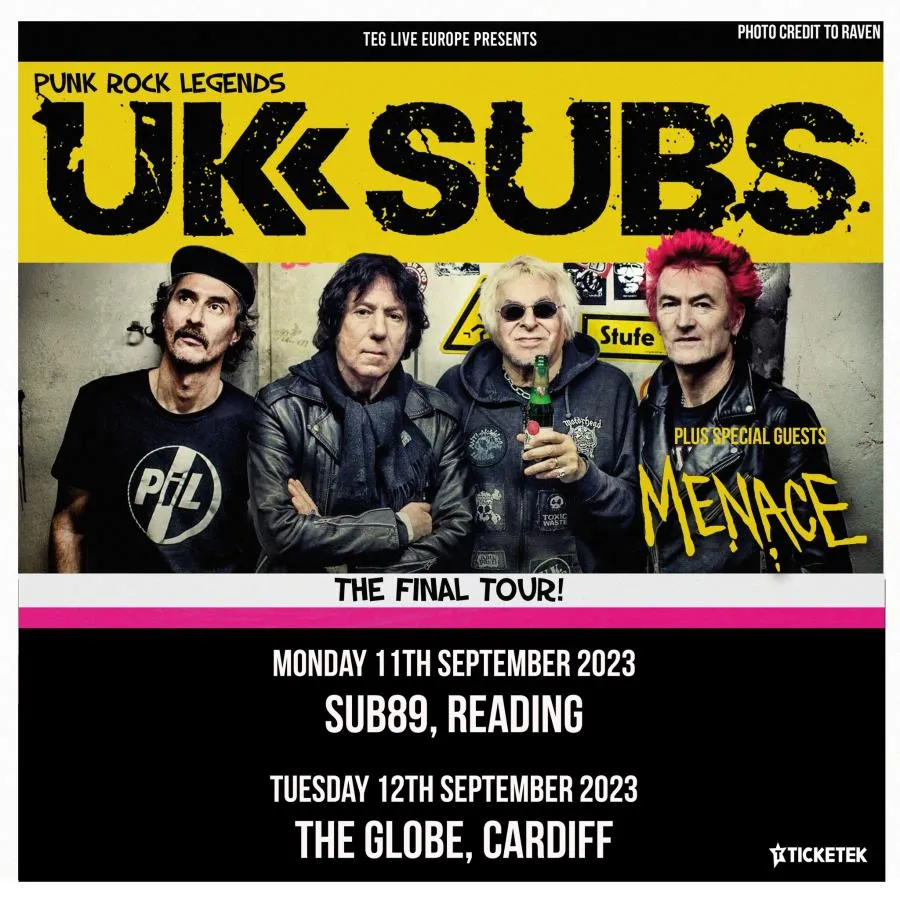 Event UK Subs - 11/09/2023 - Reading - Sub 89 - United Kingdom