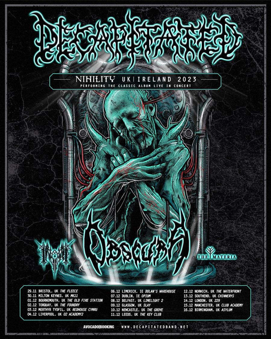 Event Decapitated - 11/12/2023 - Leeds - The Key Club - United Kingdom