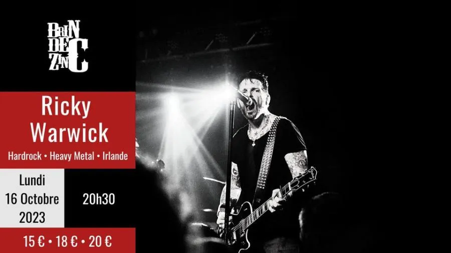 Ricky Warwick - 16/10/2023 - Barberaz - Brin de Zinc - France