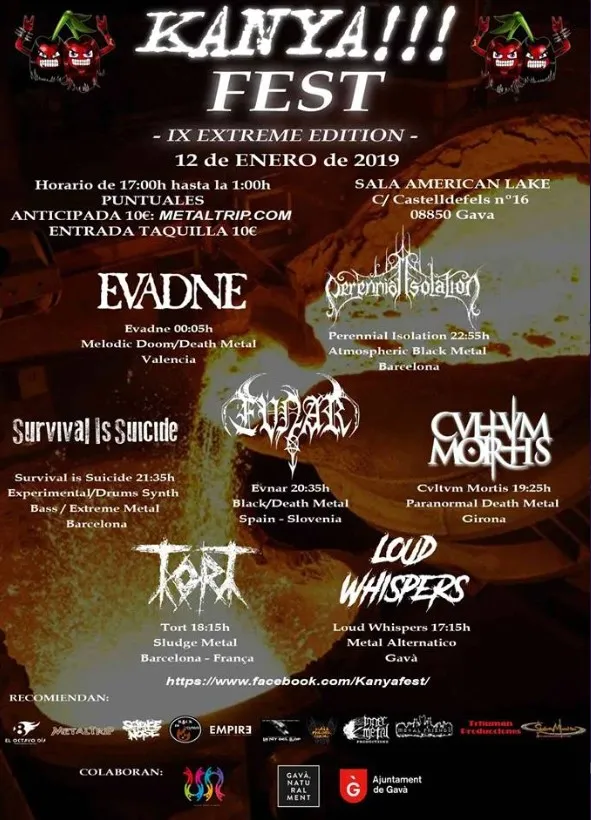 Kanya!!! Fest - IX Extreme Edition 2019 - 12/01/2019 - Gava - Sala ...