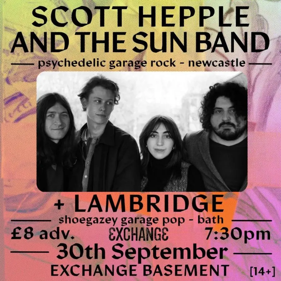 Event Scott Hepple And The Sun Band - 30/09/2023 - Bristol - Exchange ...