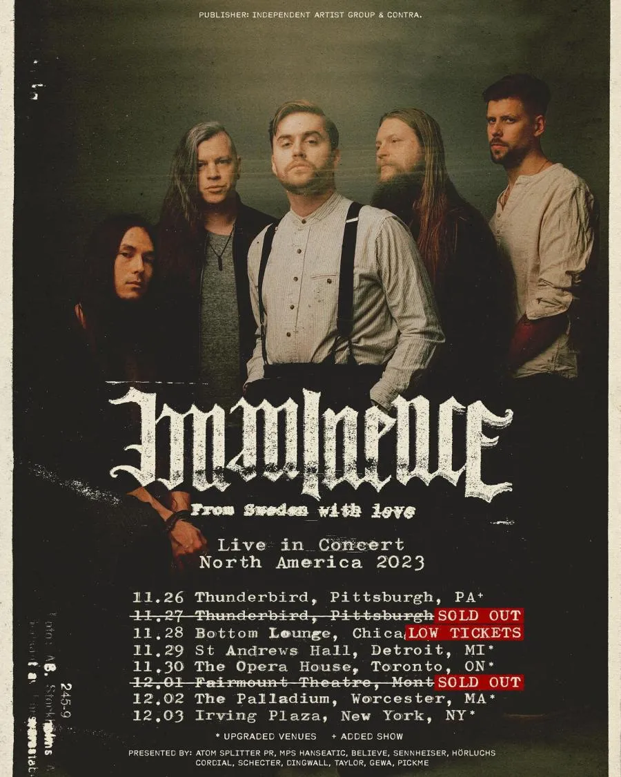 Event Imminence - 28/11/2023 - Chicago - Bottom Lounge - United States
