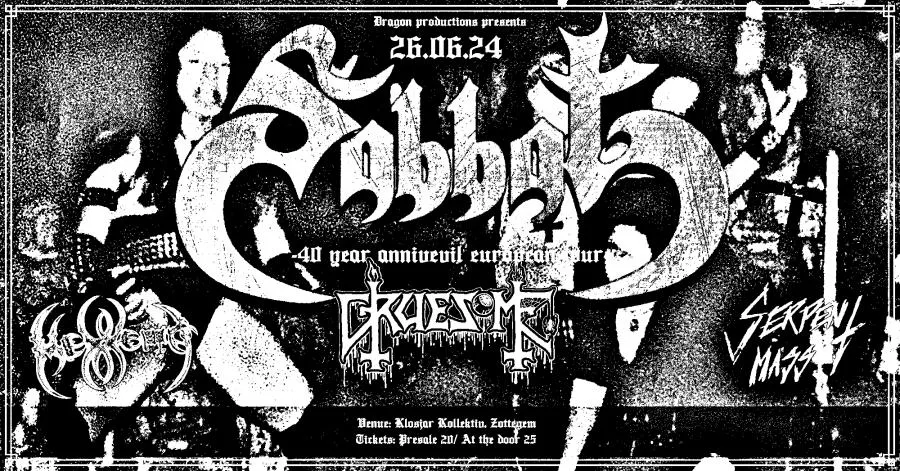 Sabbat 40th annivevil tour - 26/06/2024 - Zottegem - Klosjar Kollektiv ...