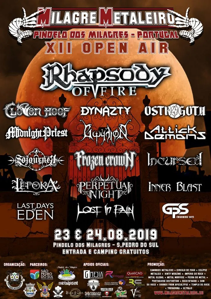 Milagre Metaleiro Open Air 2019 - 23/08/2019 (2 days) - Pindelo dos Milagres - Portugal
