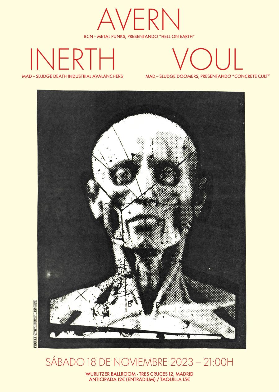 Avern + Inerth + Voul - 18/11/2023 - Madrid - Wurlitzer Ballroom - Spain