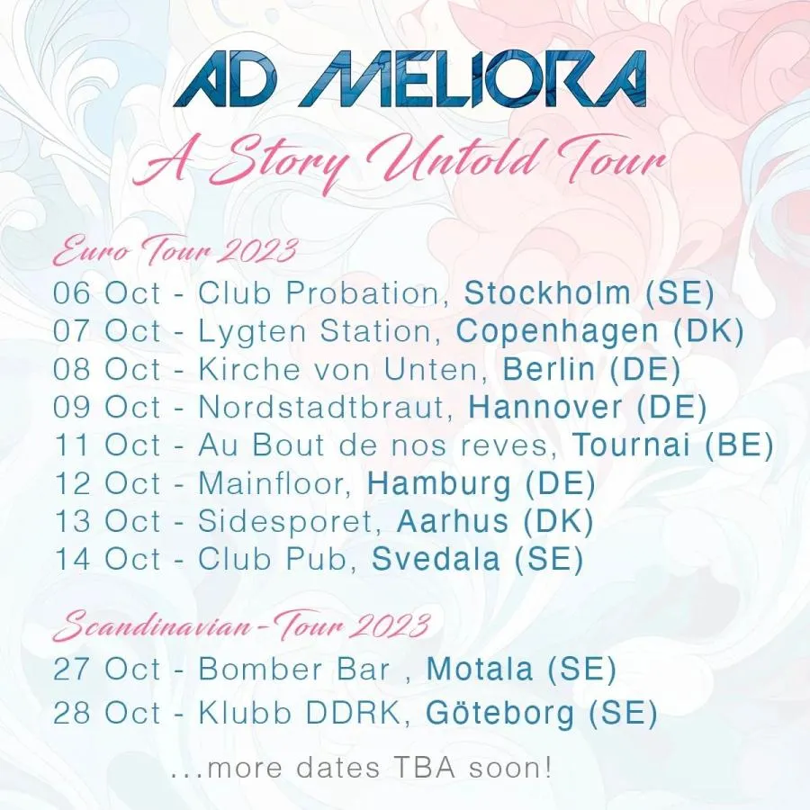 Event Ad Meliora - 27/10/2023 - Motala - Bomber Bar - Sweden