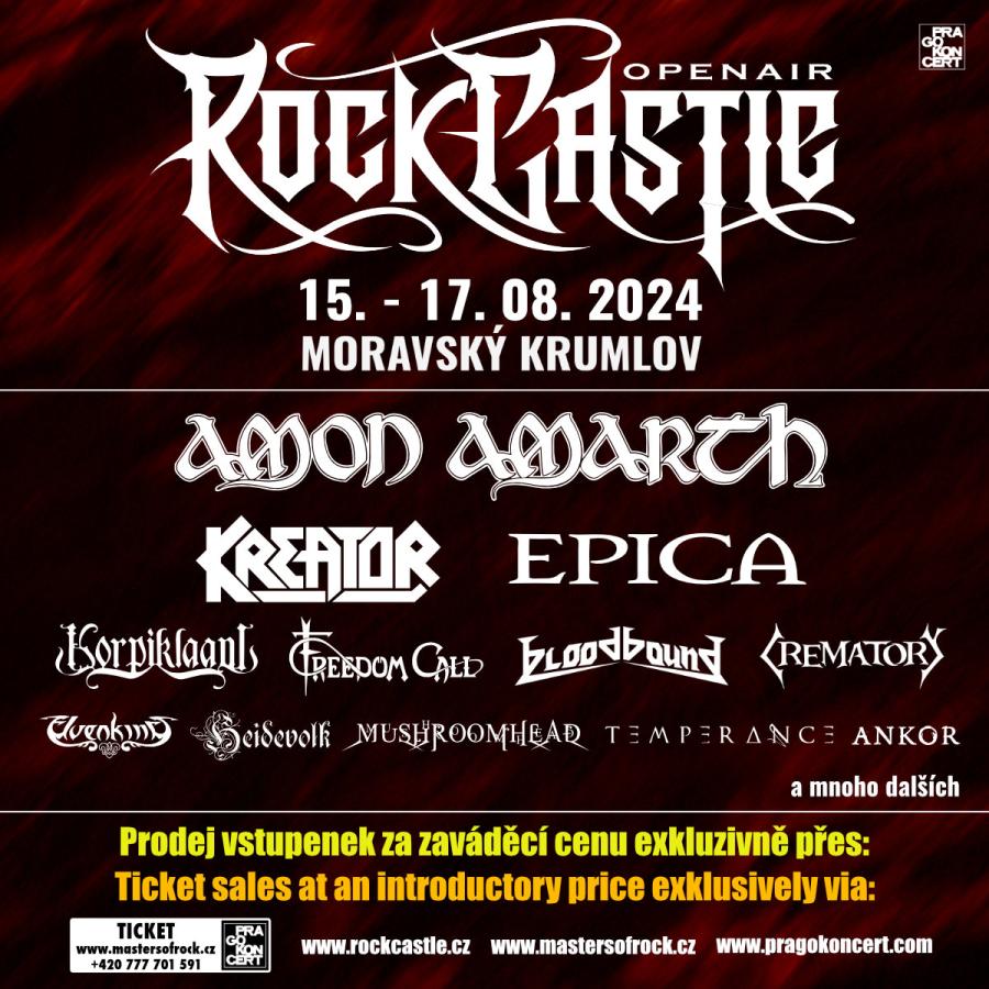 Rock Castle 2024 - 15/08/2024 (3 days) - Moravský Krumlov - Czechia