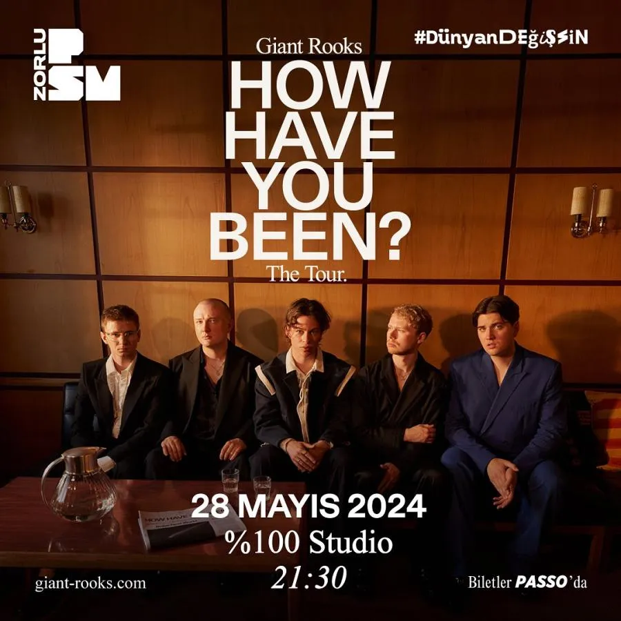 Event Giant Rooks - 28/05/2024 - Istanbul - Zorlu PSM / 100% Studio ...