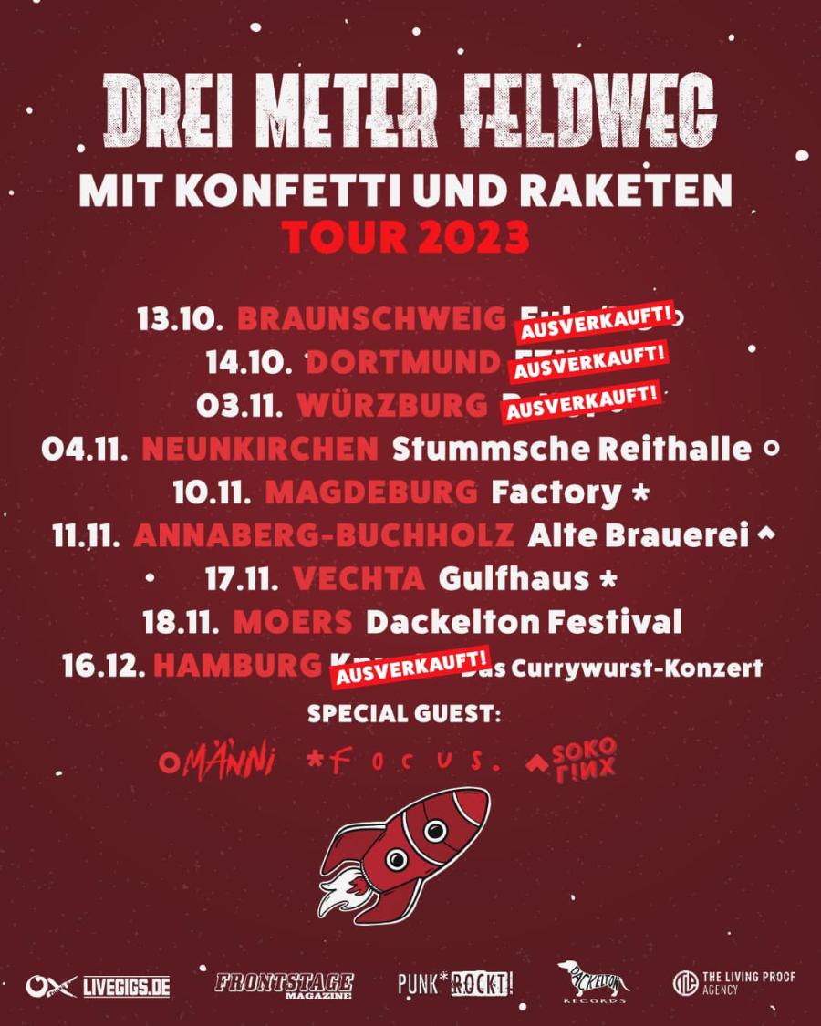 Event Drei Meter Feldweg - 10/11/2023 - Magdeburg - Factory - Germany